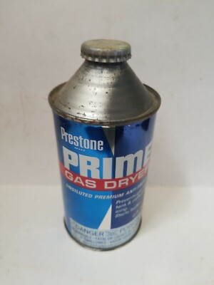 Unopened Prestone Prime Gas Dryer 12 fl oz Tin Can by Union Carbide | eBay