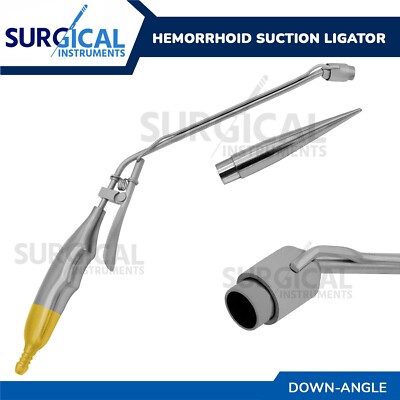 Hemorrhoid Suction Ligator Rectal Down Angle Surgical Instruments ...