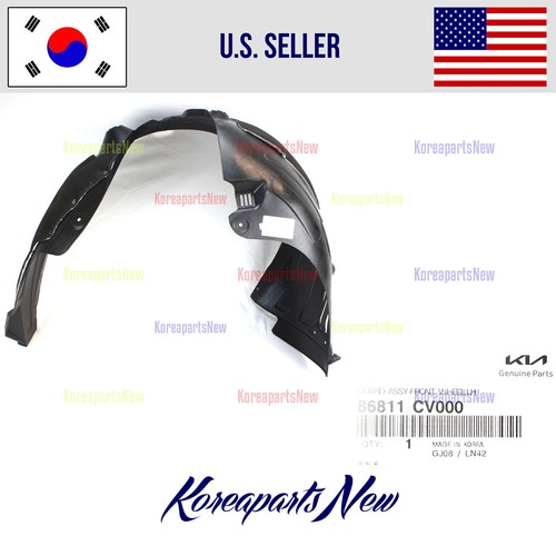 FRONT Fender Liner Left DRIVER 86811CV000 ⭐GENUINE⭐ Kia EV6 2022-2024 ...