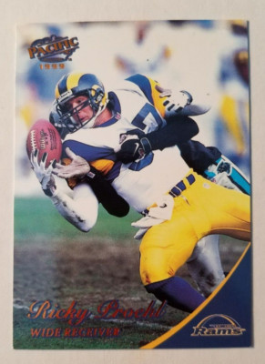 Ricky Proehl 1999 Pacific Copper 37/99 Rams #339 Jersey # Wake Forest ...