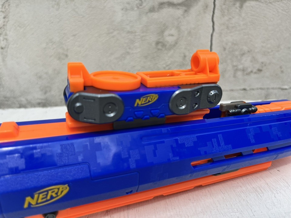 Nerf N-Strike CS-6 LongStrike Dart Blaster Sniper Rifle 3 Loaded Clips ...