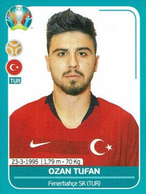 Panini Euro EM 2020 Preview Sticker Türkei TUR 21 Ozan Tufan | eBay