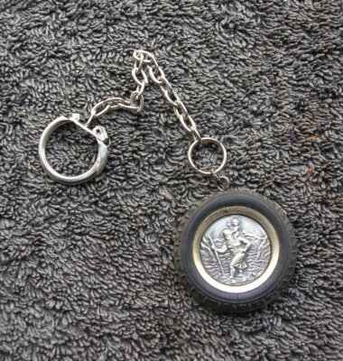GOOD YEAR TIRE KEY RING PORSCHE 356 MB SL VW KDF CHRISTOPHERUS ...