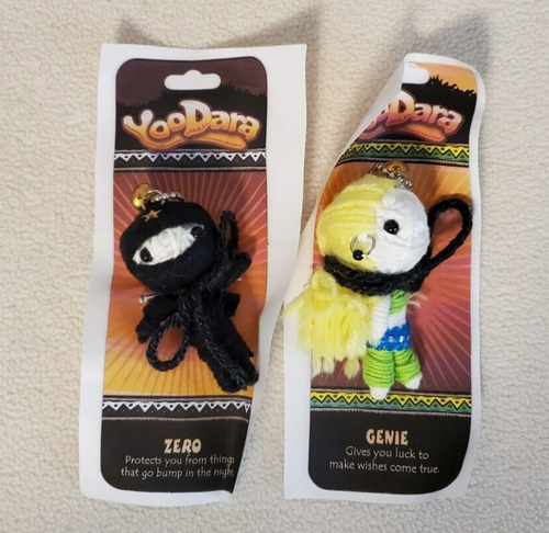 YooDara Protection Tribe Zero & Good Luck Tribe Genie 3"Voodoo String ...