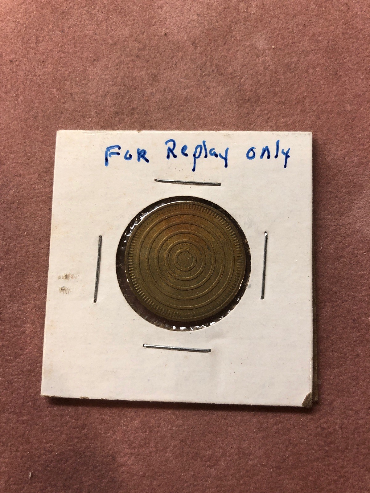 Bronze For Replay Only No Cash Value Token | eBay