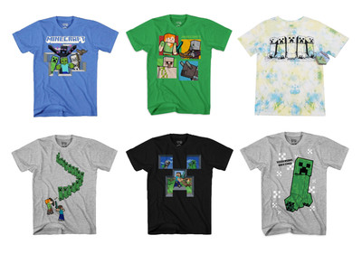 Minecraft Boys Short Sleeve Graphic Tee T-Shirt NEW | eBay