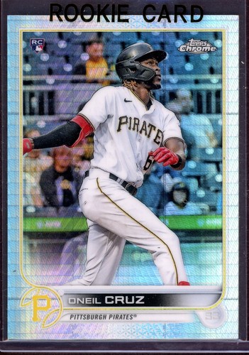 ONEIL CRUZ ~ 2022 Topps Chrome Baseball X-fractors Rookie Card RC #128 ...