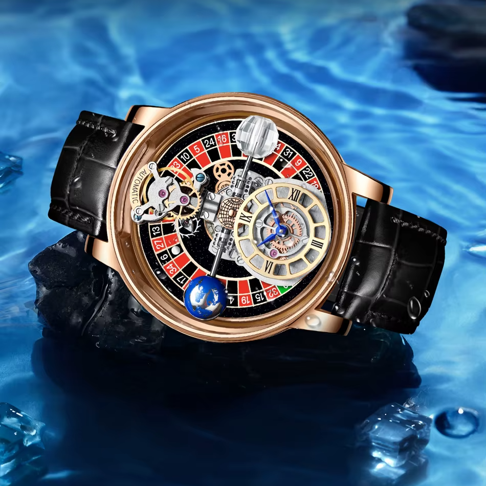 Montre Homme 2023 Pindu Design Roulette Watch - Luxury Men's, Jacob&co ...