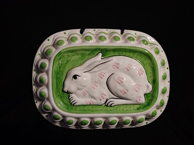 SIGMA TASTESETTERS HAND PAINTED ANIMAL RABBIT BUNNY JELLO MOLD WALL ...