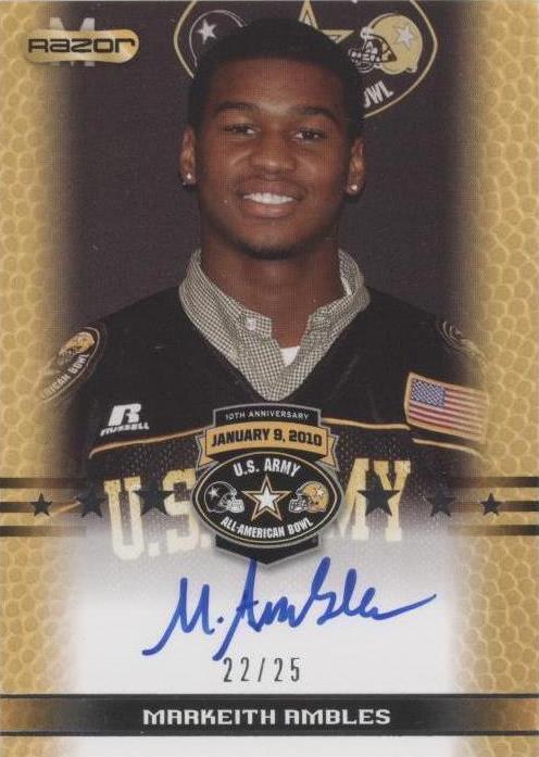 2010 Razor U.S. Army All-American Bowl - Selection Tour Autograph ...