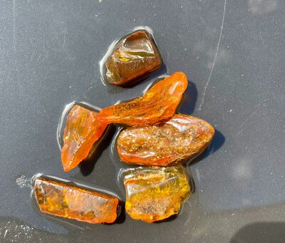 Natural Orange Amber Gemstone Rough 95 Ct Uncut amber raw gemstone for ...