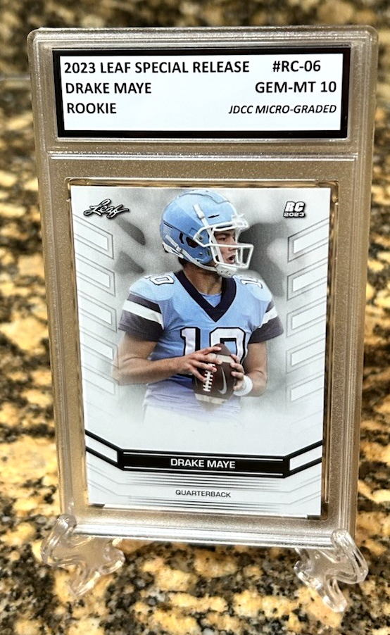 Drake Maye 2023 Leaf Special Release Graded GEM-MT 10 ROOKIE CARD #RC ...