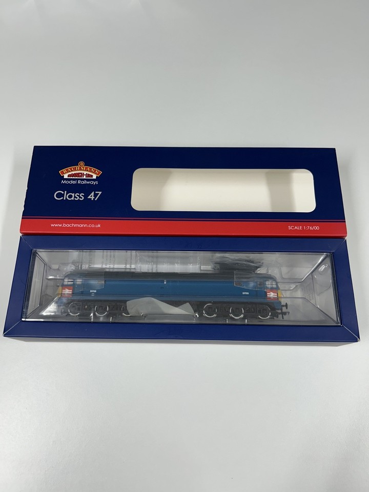 Bachmann 32-800K Class 47 D1733 in XP64 Blue Ivery - Special Edition ...