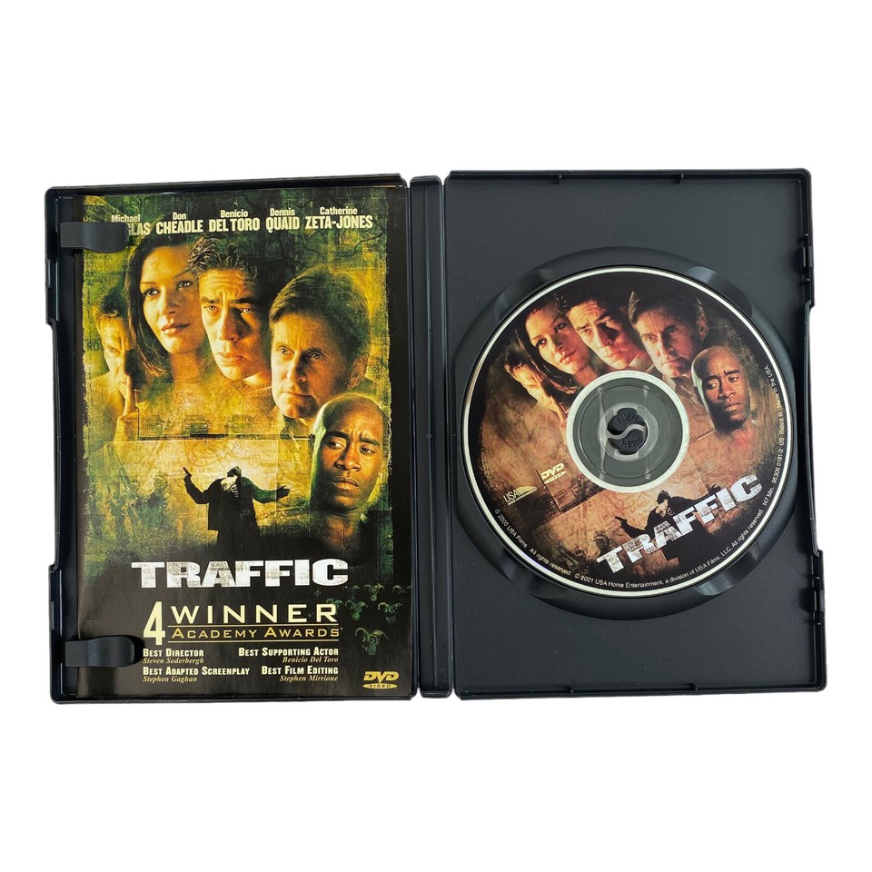 Traffic (DVD, 2001) Drama, Crime, Michael Douglas, Don Cheadle, Dennis ...
