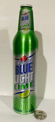 LABATT BLUE LIGHT LIME 16 OZ ALUMINUM BOTTLE *EMPTY BOTTLE* | eBay