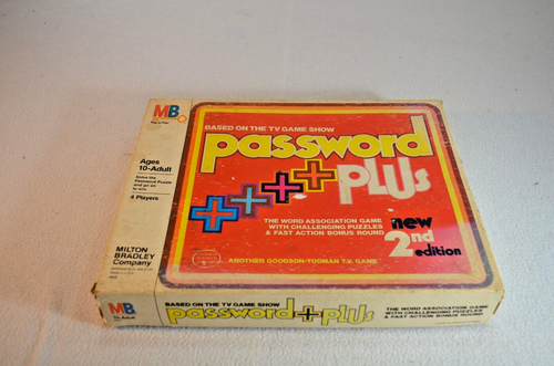 Password Plus 2nd Edition Ages 10-Adult MB 1978 | eBay