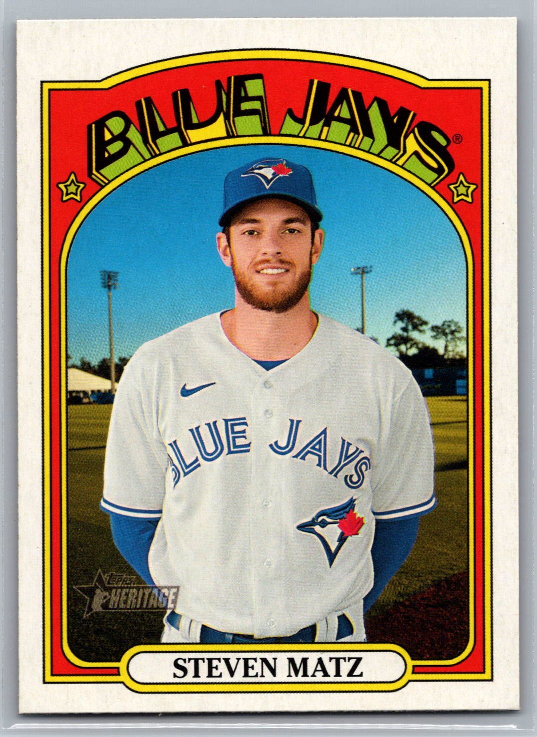2021 Topps Heritage Baseball #604 Steven Matz Toronto Blue Jays | eBay