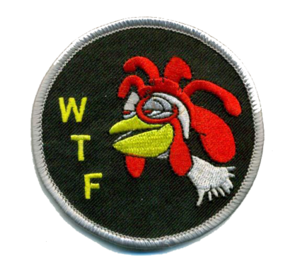 USMC MARINE CORPS WTI WTF CHICKEN WING SQUADRON HOOK & LOOP EMBROIDERED ...