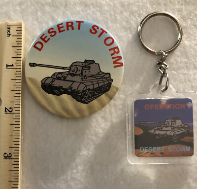 Desert Storm Pin And Key Chain | eBay
