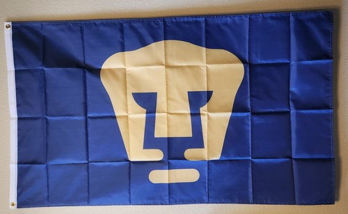 Pumas UNAM 3’ x 5’ Flag Banner Bandera Mexico Futbol Football Soccer W ...