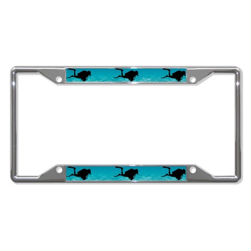 Scuba Diving License Plate Frame Tag Holder Four Holes | eBay