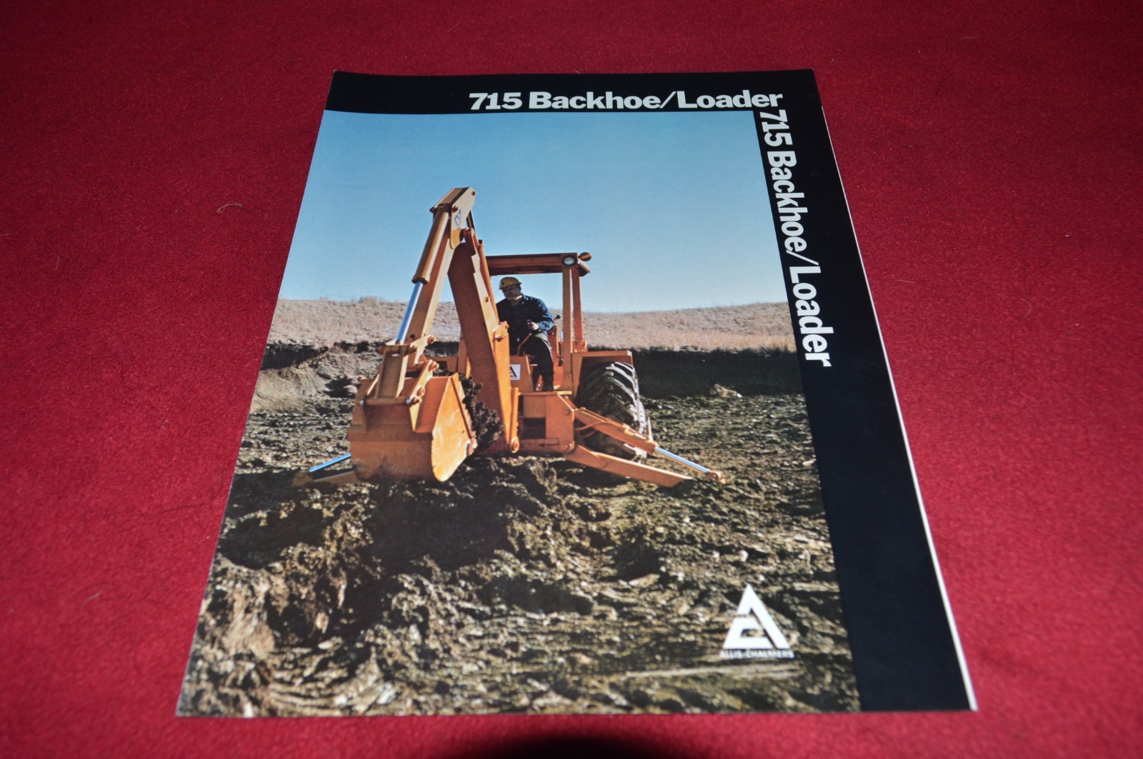 Allis Chalmers 715 Backhoe Loader Dealer's Brochure GDSD7 | eBay