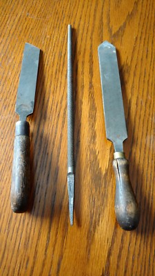 Three Vintage Nicholson Files, 5", 7", and 9 1/2" Round. | eBay