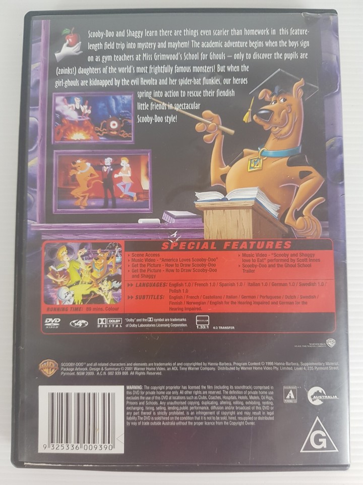 Scooby Doo DVD's Movie Aloha Ghoul School Alien Invaders Reluctant ...