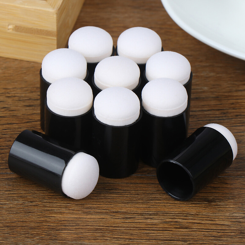 10x Finger Sponge Dauber Foam for Applying Ink Chalk Iinking Staining ...