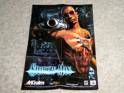 Shadow Man / South Park N64 Authentic Poster Insert ONLY Shadowman ...