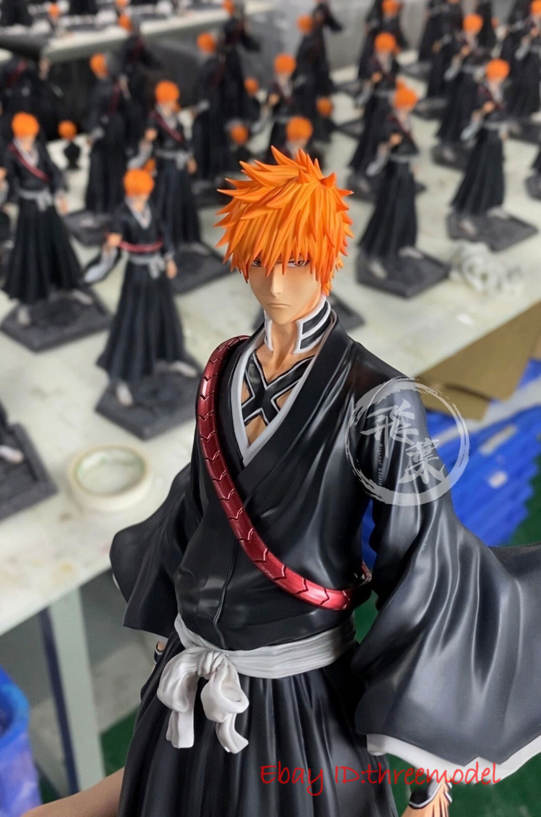 FlyLeaf Studio BLEACH Kurosaki Ichigo 13inch Resin Painted Statue In ...