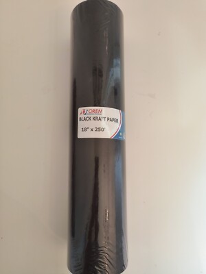 Oren International Black Kraft Paper 18" X 250', Made in USA 45# | eBay