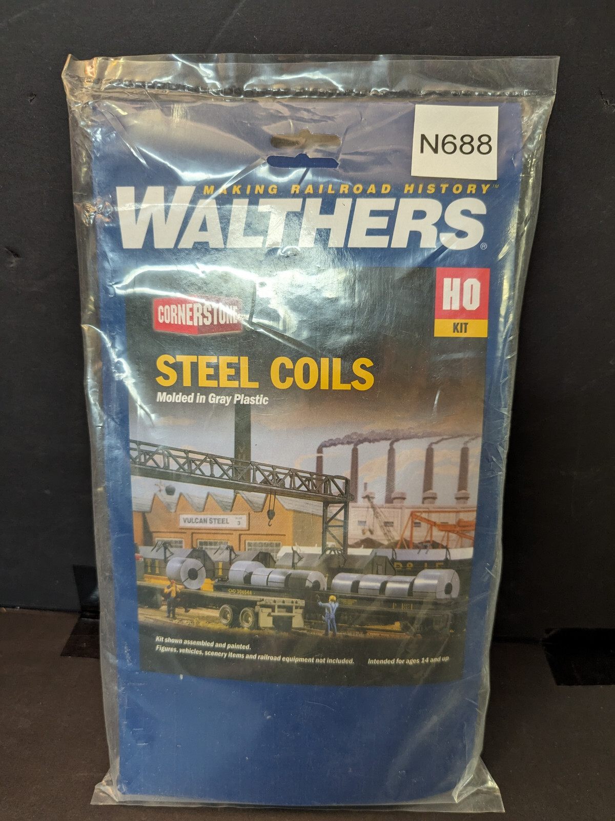 HO Scale Walthers Cornerstone 933-1499 Steel Coil Load Kit (12) pkg | eBay