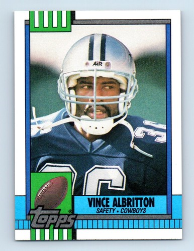 1990 Topps Vince Albritton Dallas Cowboys #492 | eBay