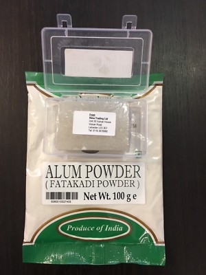 ALUM BLOCK & ALUM POWDER WET AFTER SHAVE BLOOD STOPPER ANTISEPTIC ...