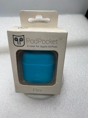 PodPocket Flex AirPod Storage Case with Protective Silicone Impact ...