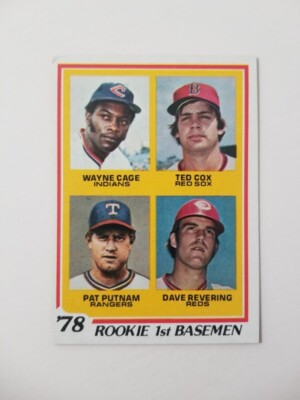 1978 TOPPS BASEBALL CARD #706 ROOKIE 1ST BASEMEN | eBay
