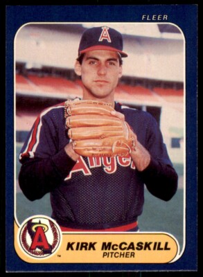 1986 Fleer. Kirk McCaskill . California Angels #163 | eBay