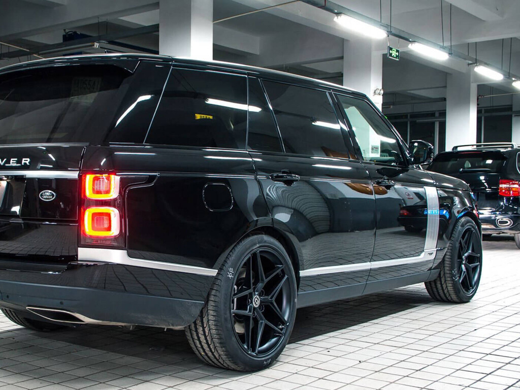 22" HRE FF11 Black 22x10.5 Wheels Rims Fits Land Rover Range Rover ...
