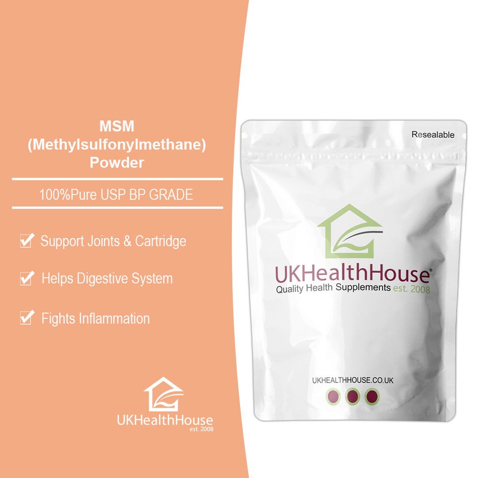 1 kg MSM (Methylsulfonylmethane) Powder - 100% pure USP BP Grade ...
