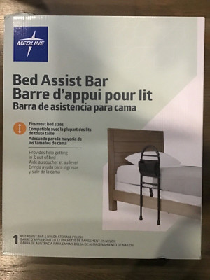 Medline Bed Assist Bar with Storage Bag NEW MDS6800BAH support bar ...