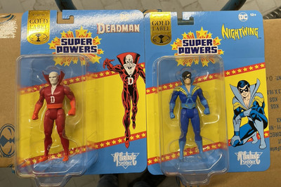 MCFARLANE SUPER POWERS GOLD LABEL DEADMAN AND NIGHTWING WAVE 11 IN ...