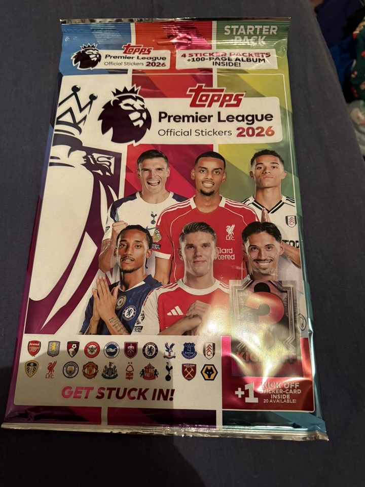 Topps Premier League 2026 Official Sticker Collection Bundle | eBay UK