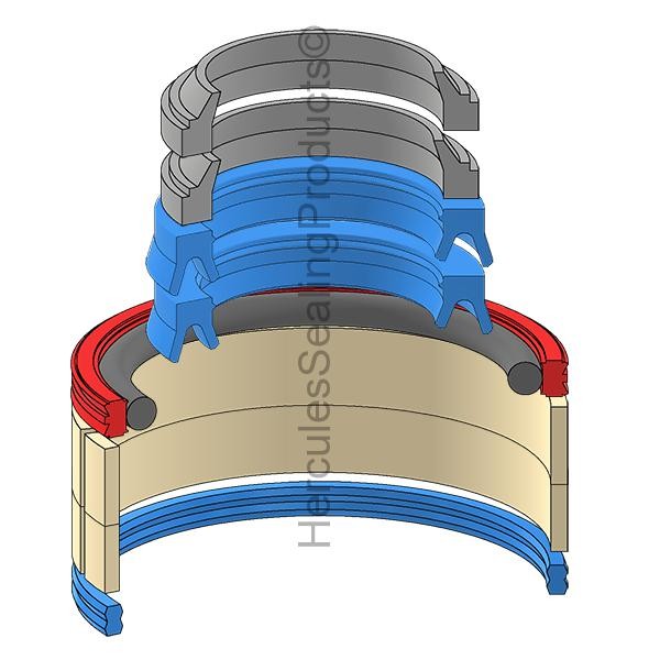 Seal Kit for Caterpillar Telehandlers TL1055 TL1255 TL943 50x100mm ...