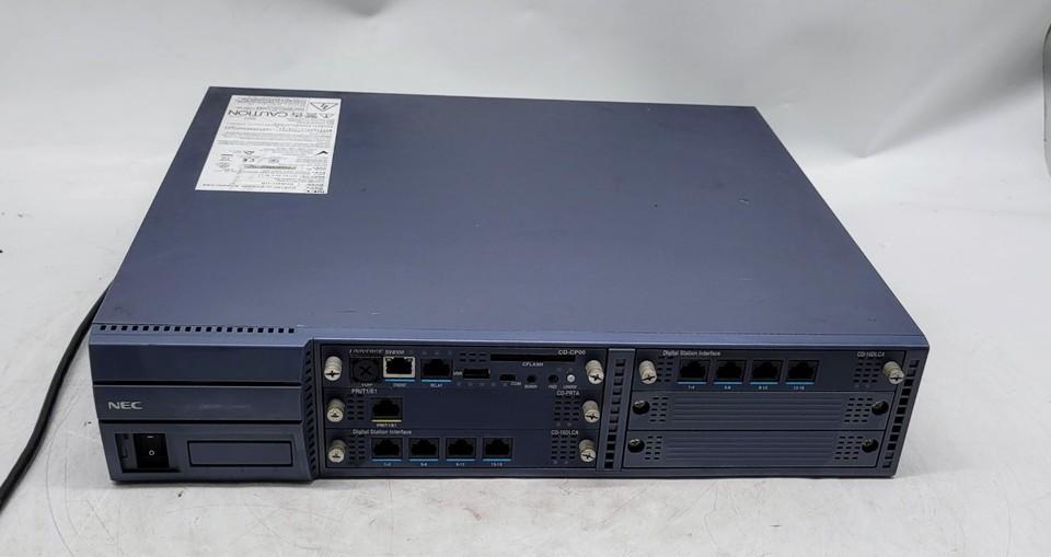 NEC Model SV8100 or SV8300 VoiP Phone System-CHS2U-US/CD-16LCA ,CD-CP00 ...