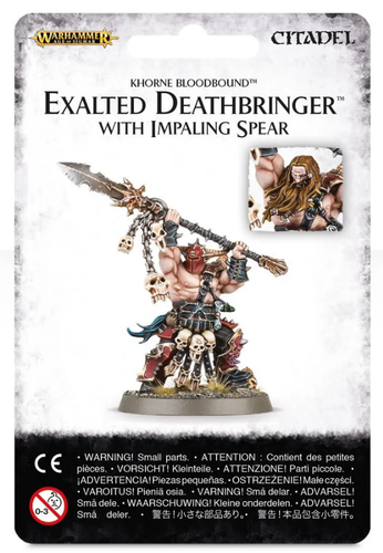 Exalted Deathbringer Impaling Spear Blades Khorne NEW in BOX Warhammer ...