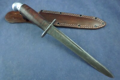 Vintage.WWII Western Boulder Colo. L77 Fighting Knife with Sheath | eBay
