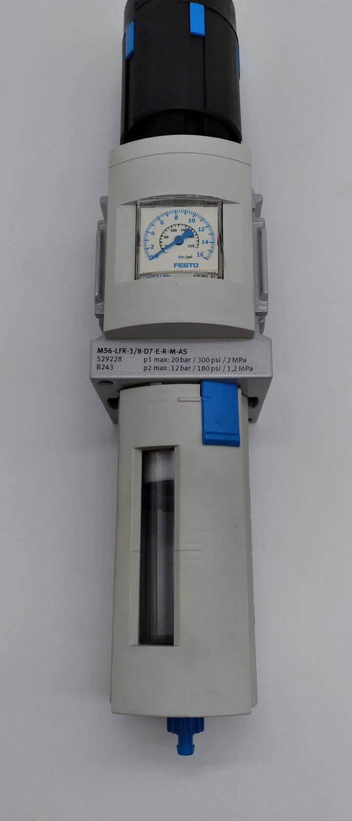 Festo M56-LFR-3/8-D7-E-R-M-AS Air Filter Regulator 529228 | eBay
