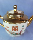 Chinese Teapot Gold Gilt Dragon Phoenix Porcelain Vintage Pot | eBay