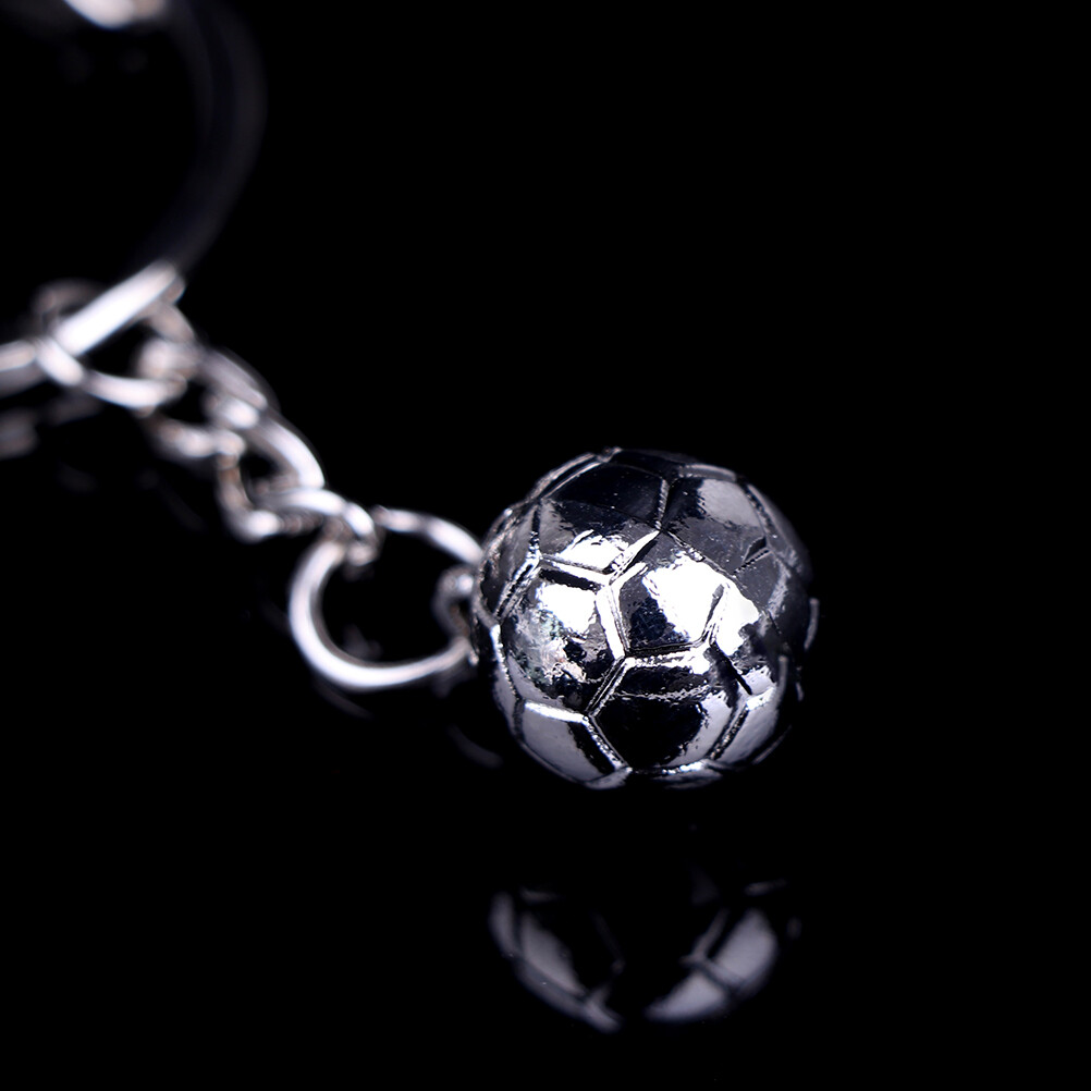 1 Pcs Fashion Football Metal Key chain Soccer Shoes and Football Car ...